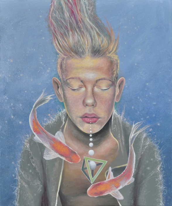 dürstend – Mario Wolf 2018 | schwarzgemalt - Kunst, Malerei, Grafik von ...